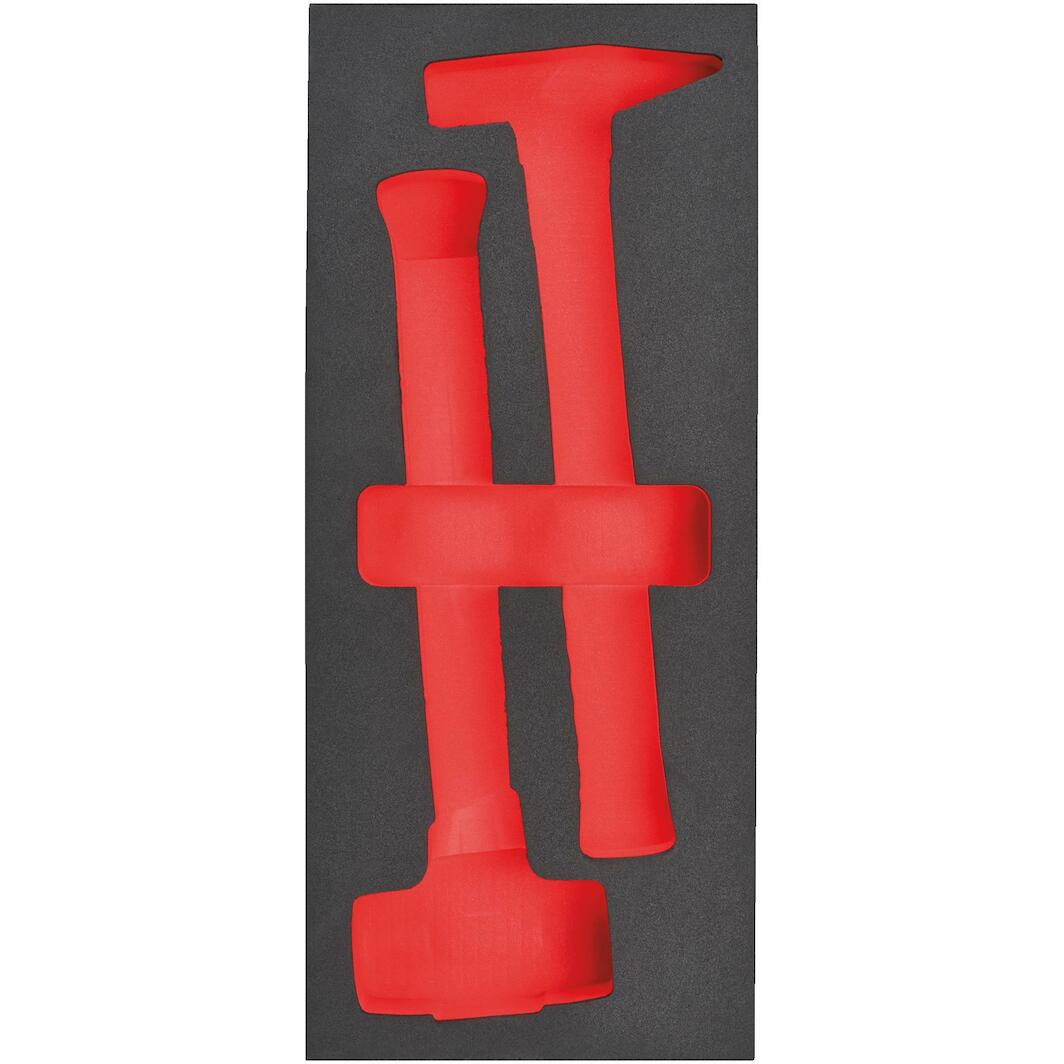 MILWAUKEE 4932493682 empty foam inlay for bench hammer fibreglass 500g ...