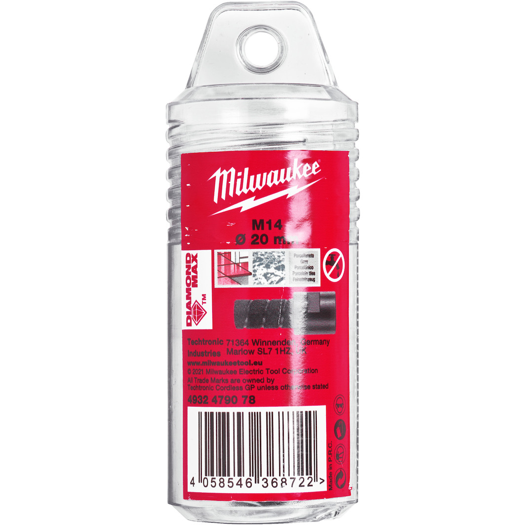 MILWAUKEE 4932479078 diamond cutter M14 20mm | Klium