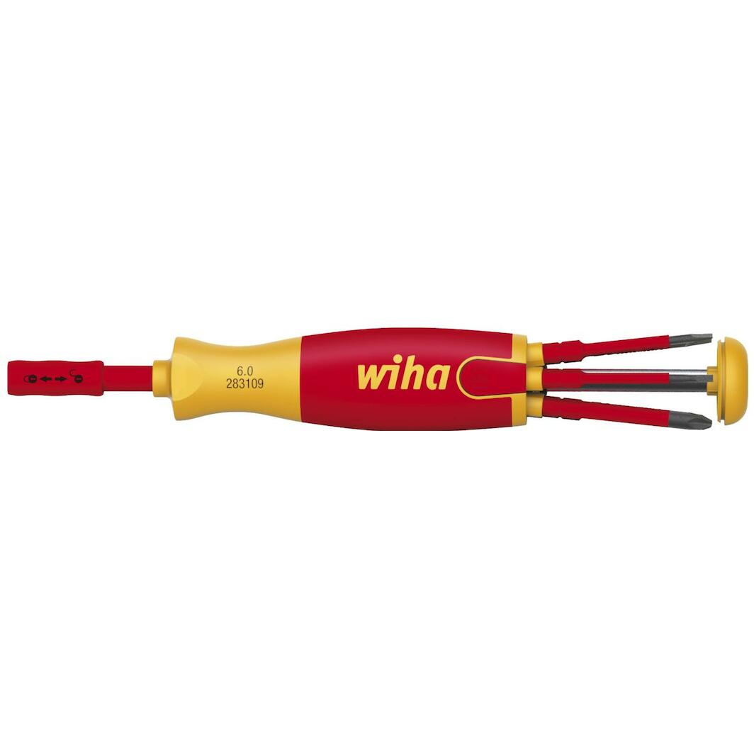 WIHA SB283109021 screwdriver with bit magazine LiftUp electric 6 slimBits in blister - 38613 | Klium