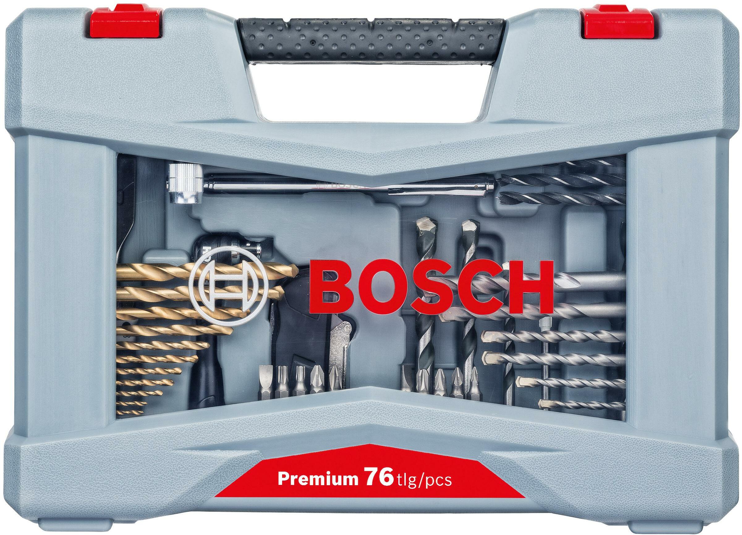 BOSCH 2608P00234 Premium X-Line drill and screw bit set 76-piece | Klium
