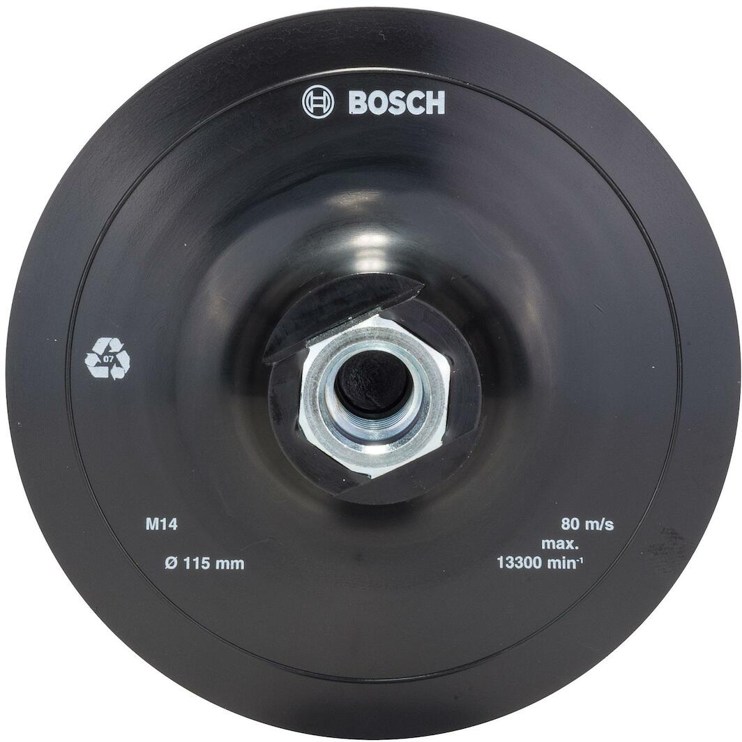 BOSCH 2609256271 rubber abrasive blade for angle grinders hook loop ...