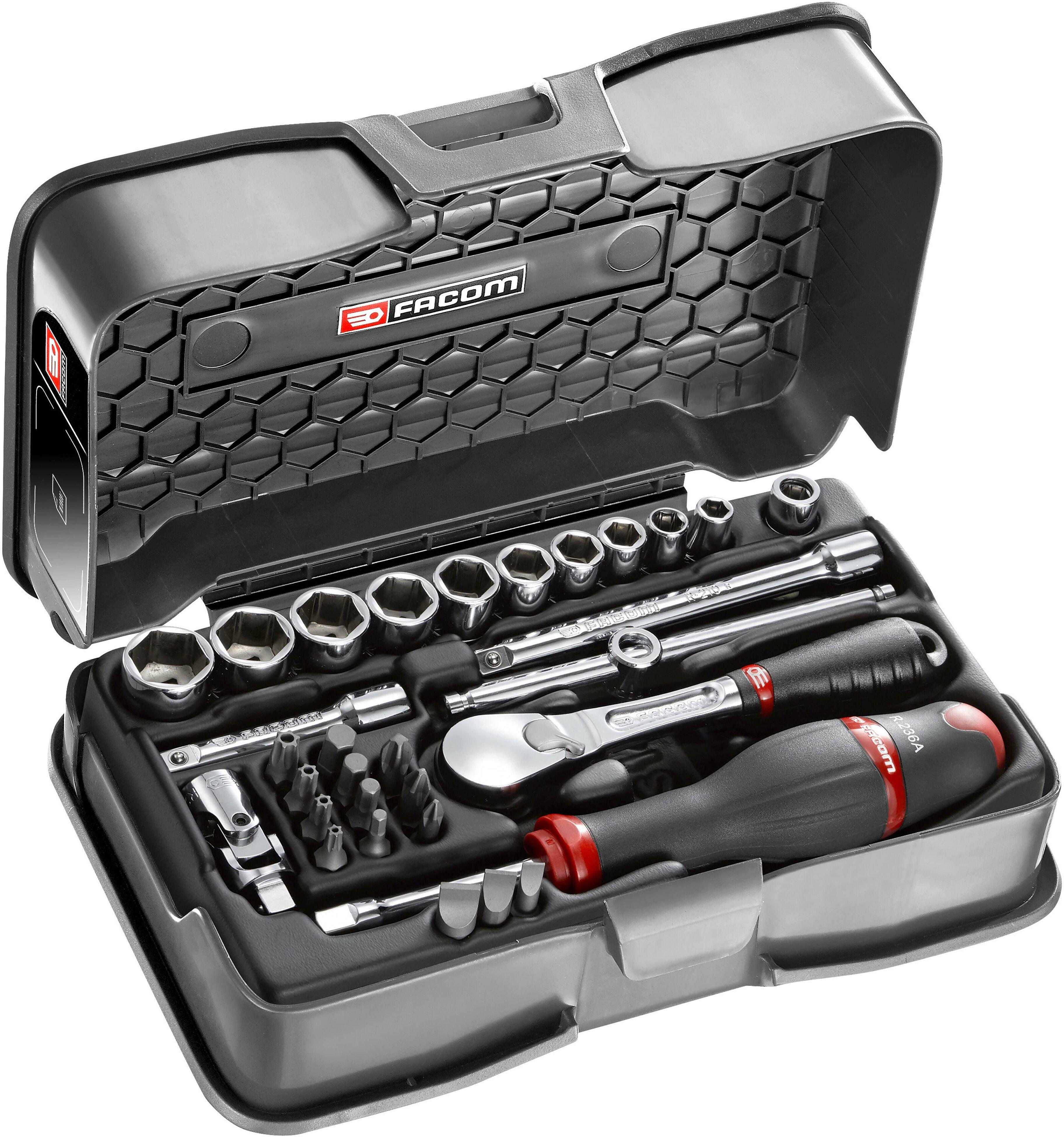 FACOM RL.161-5P6 socket set 1/4 6k (31 pcs) | Klium