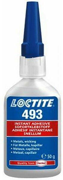 LOCTITE 493 colourless instant adhesive for bonding metals (50g bottle ...