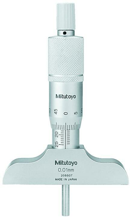 MITUTOYO 128-101 depth gauge 0-25mm with bridge 60x16mm | Klium