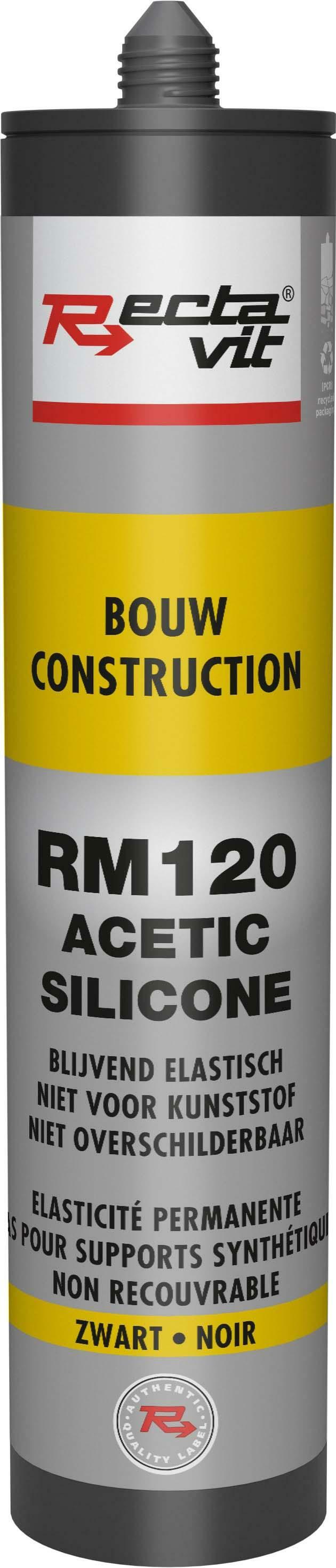 RECTAVIT Recta-Mastic 120 jointing sealant universal black (310 ml) - 113646 | Klium