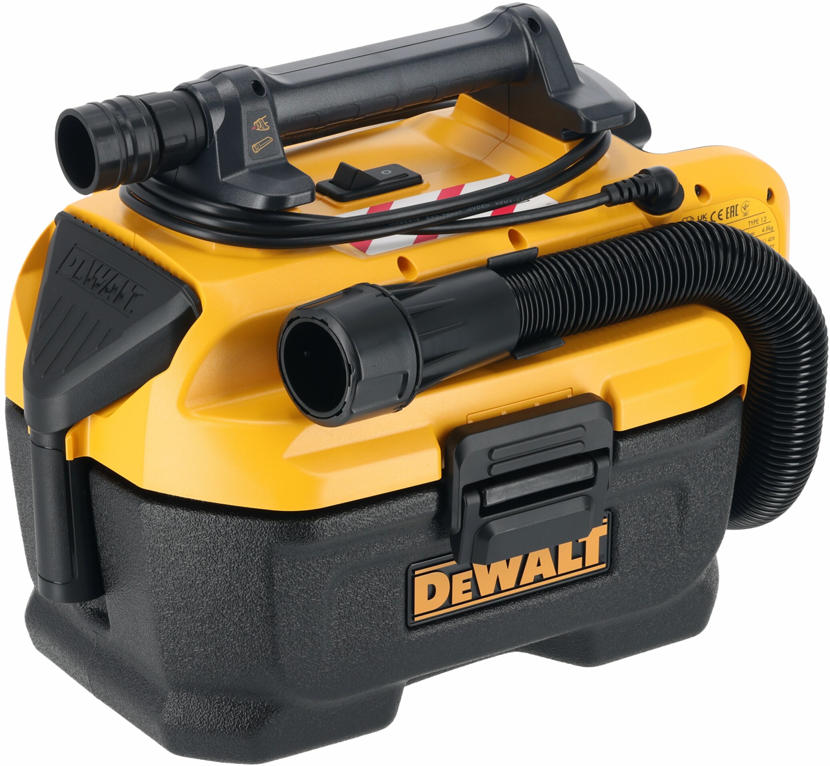 DEWALT DCV584L QW 18V XR L class wet and dry hoover without battery and charger Klium