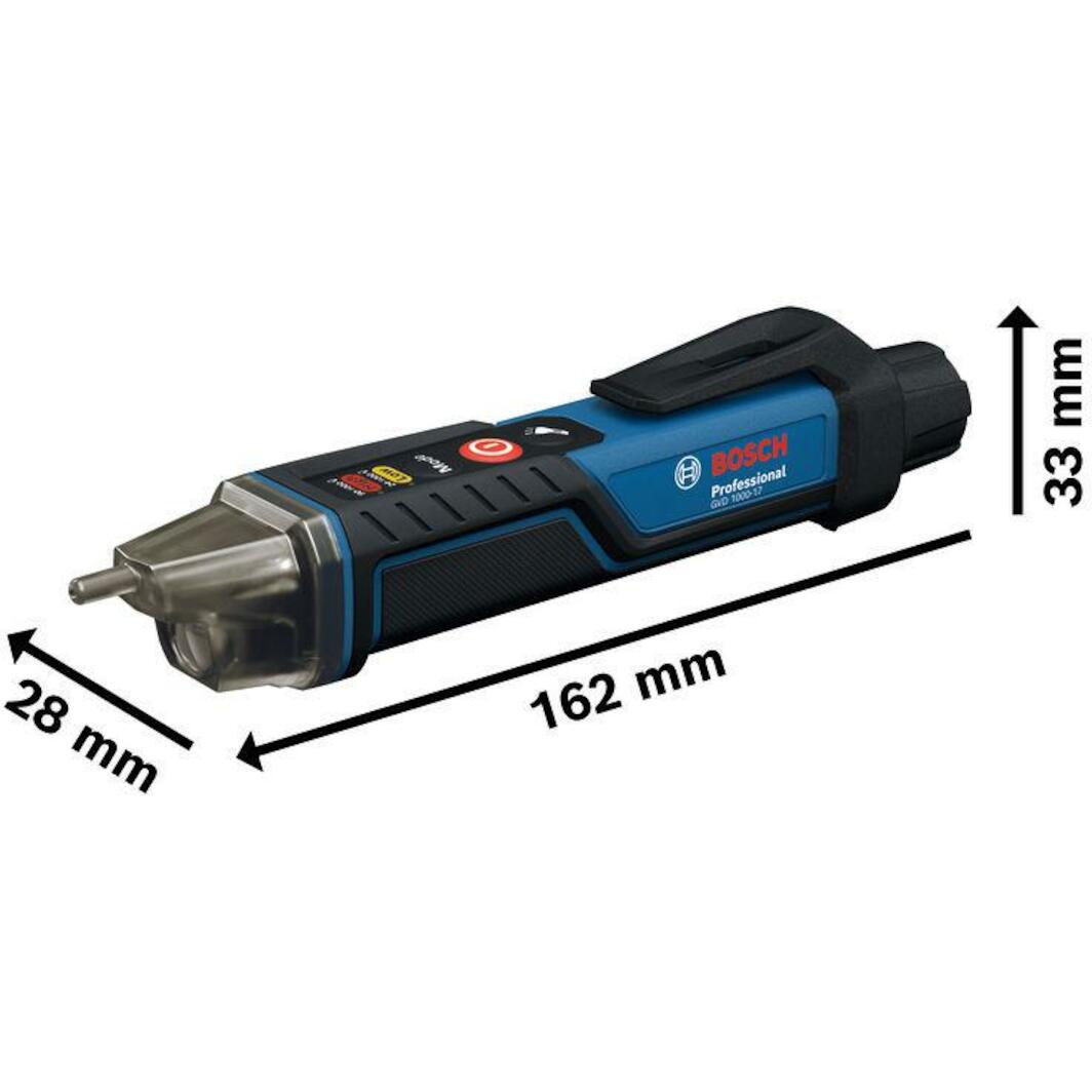 BOSCH GVD 1000-17 non-contact voltage tester (2x 1.5V AAA battery ...
