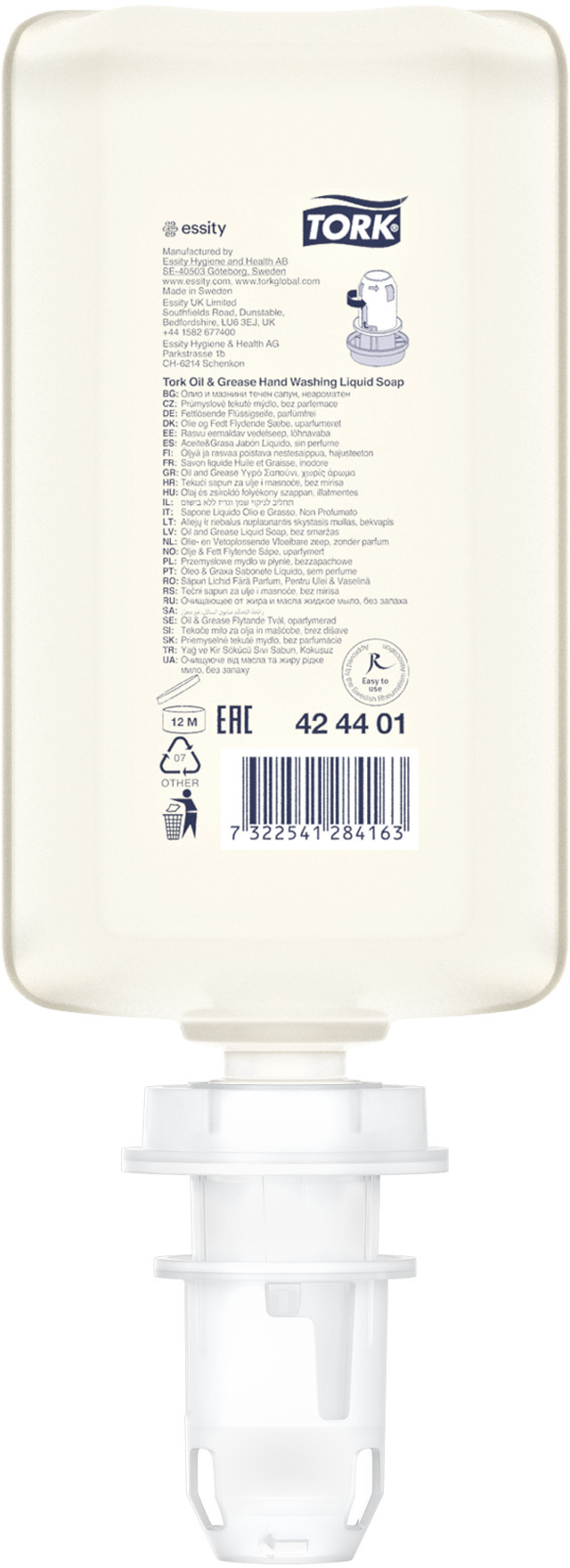 TORK 424401 oil and grease liquid soap 1000 ml, S4 | Klium