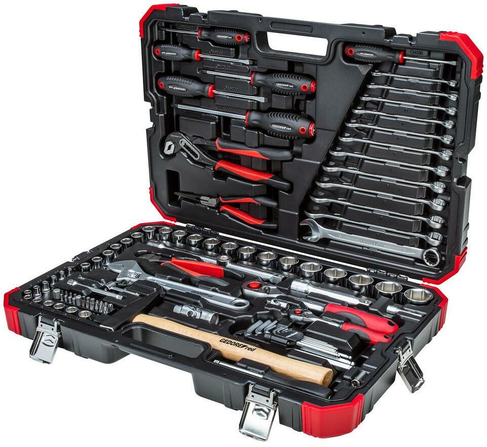 GEDORE RED R46003100 wrench set 1/4" + 1/2" 4-32 mm in case 100 pcs ...