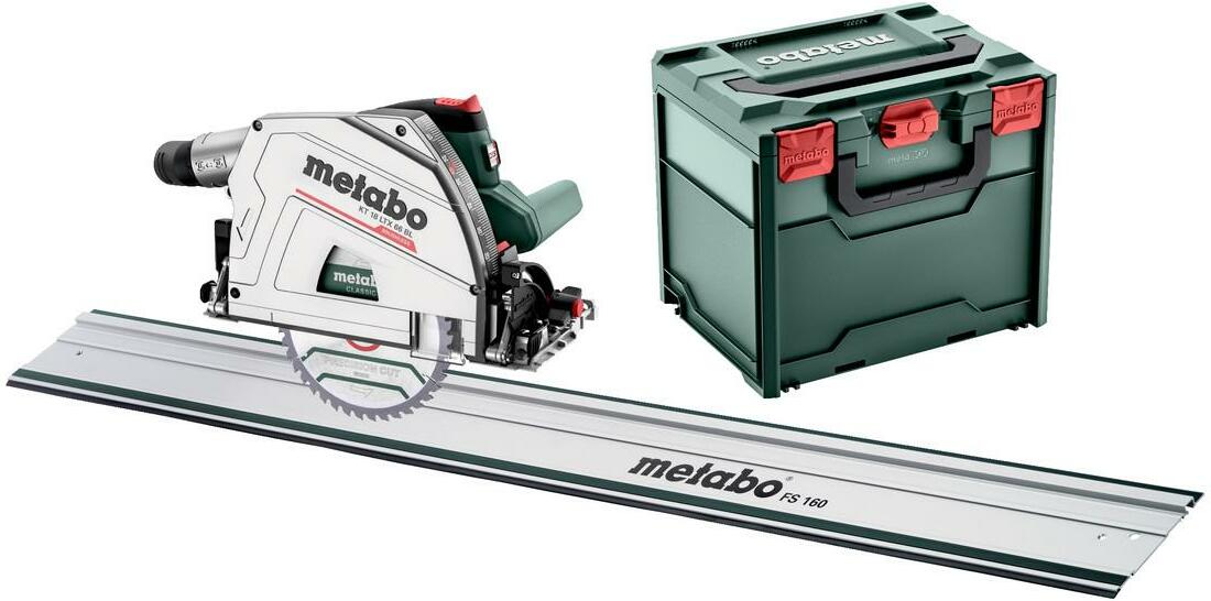 METABO SET KT 18 LTX 66 BL cordless circular saw 66mm 165mm in metaBOX ...