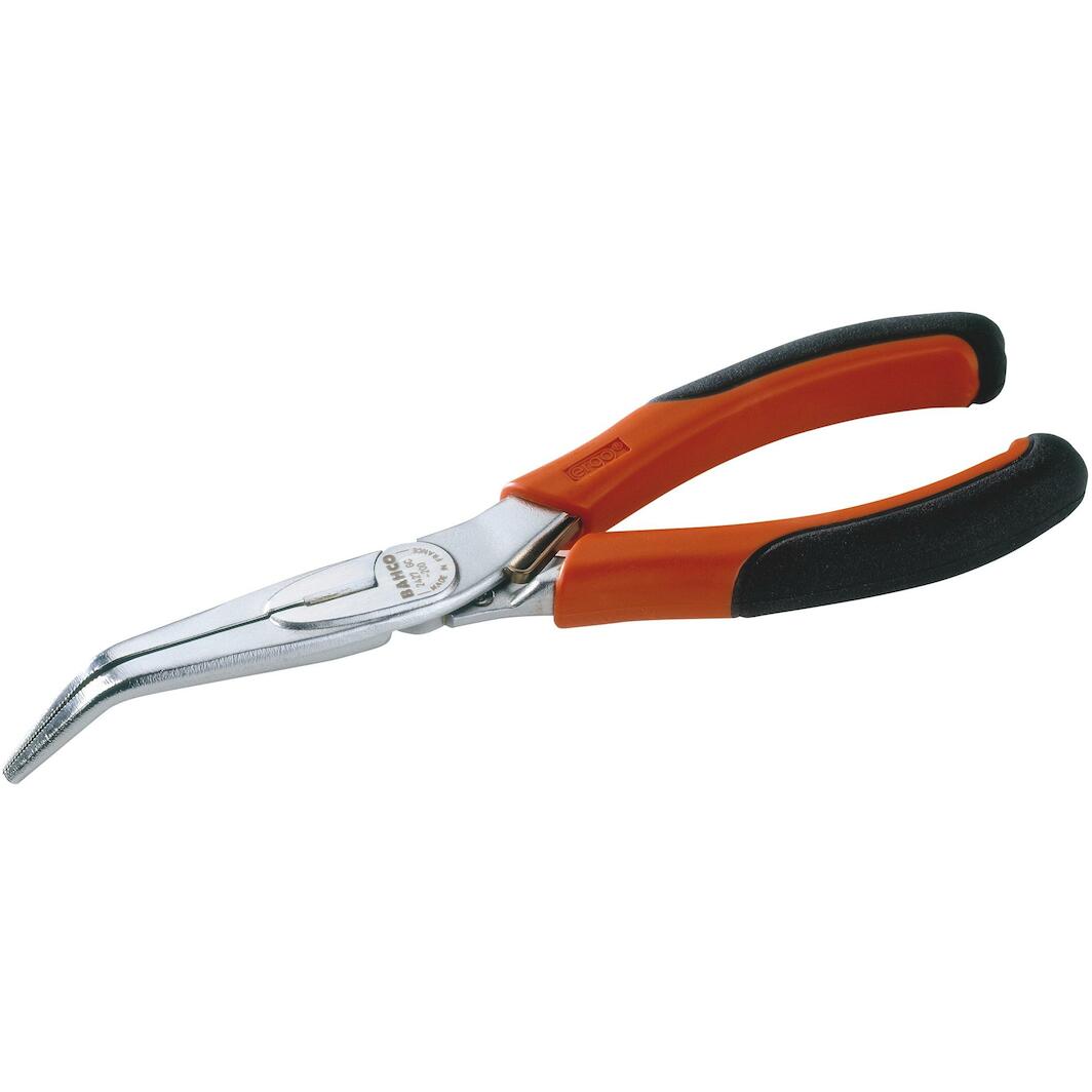 BAHCO 2427 GC-200IP tip pliers ERGO 45° with bent tip and two-component ...