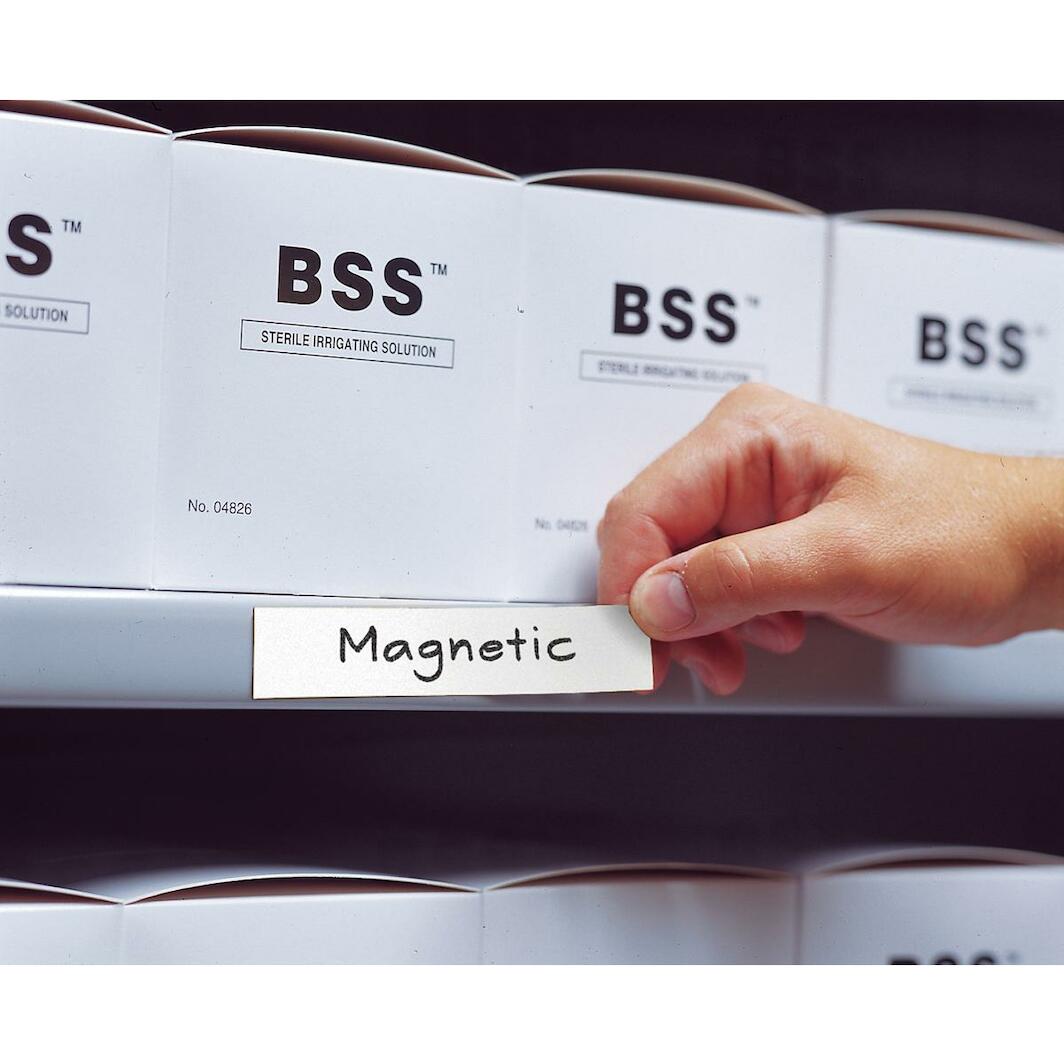 BRADY 234971 blank writable magnetic labels, 38.50 x 159 mm (25 pcs ...