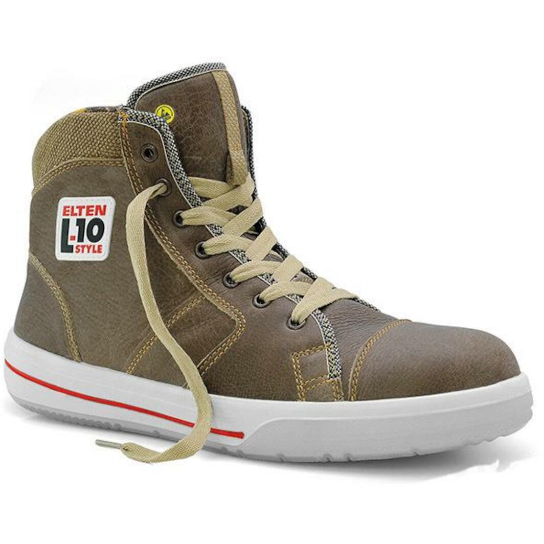 ELTEN EMOTION ESD S3 safety shoe half-high (brown) - 761091-45 | Klium