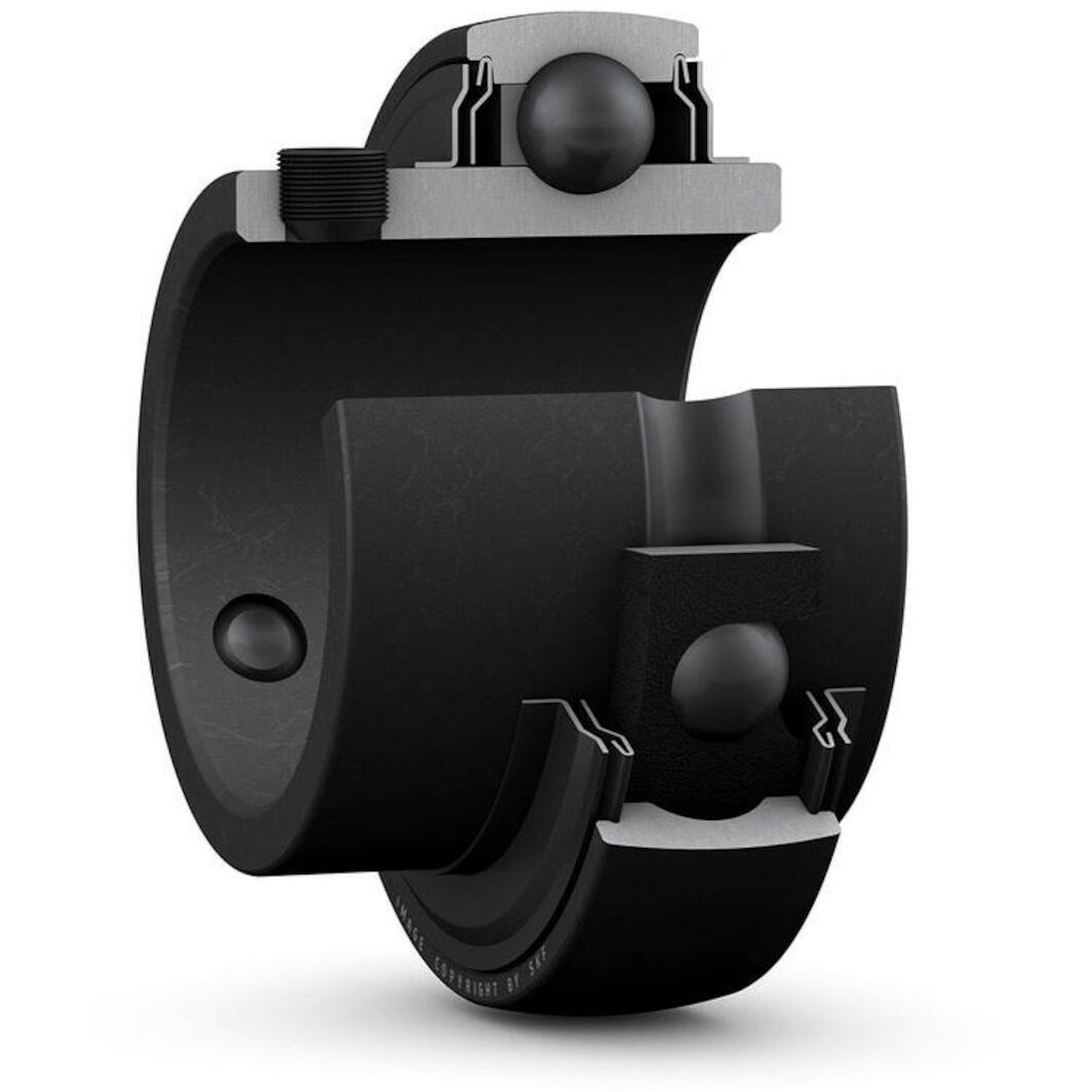 SKF YAR 208-2FW/VA228 Y insert bearing cylindrical with set screw for metric shaft, 40 x 80 mm ...