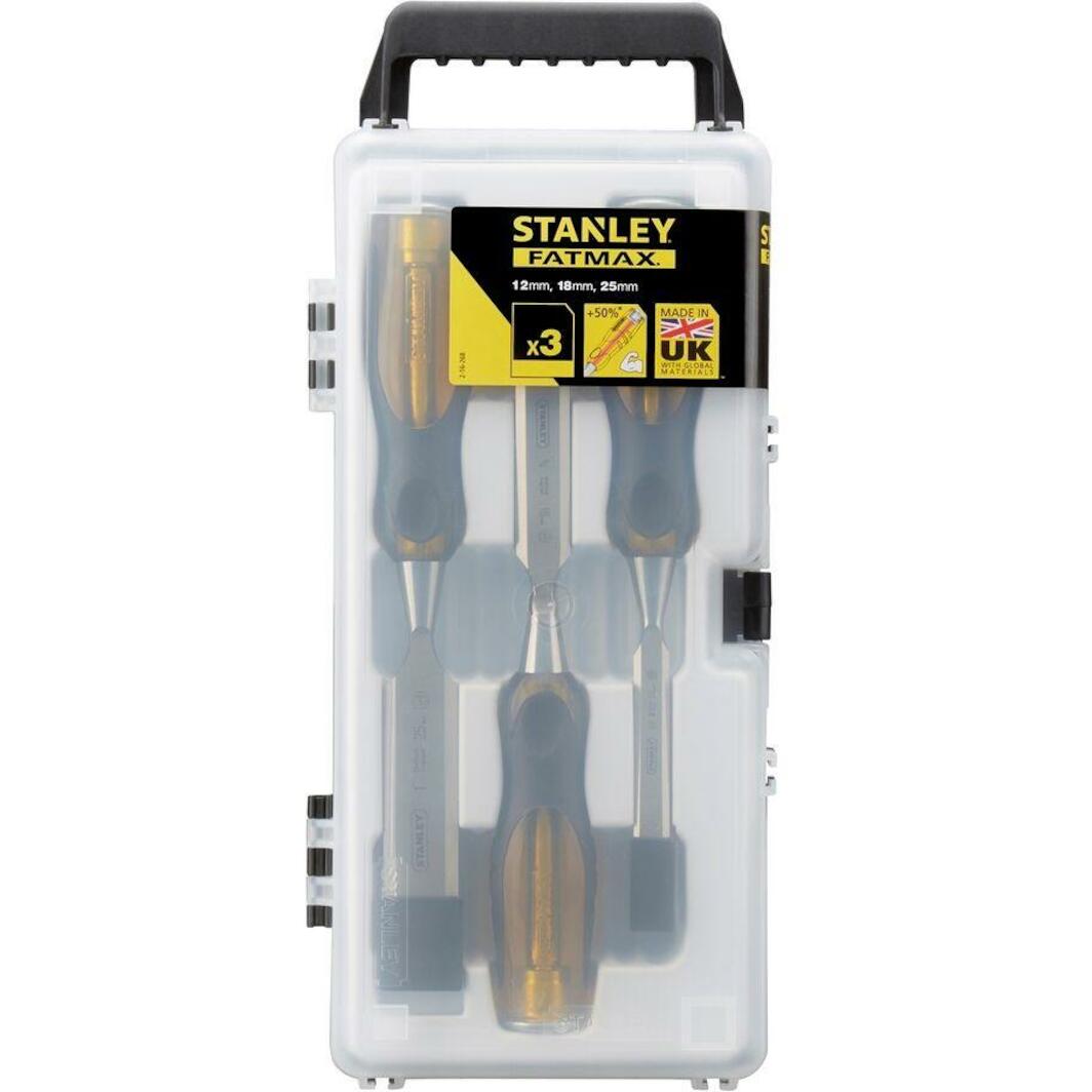STANLEY 2-16-268 FATMAX chisel set 12-18-25 mm 3-piece | Klium