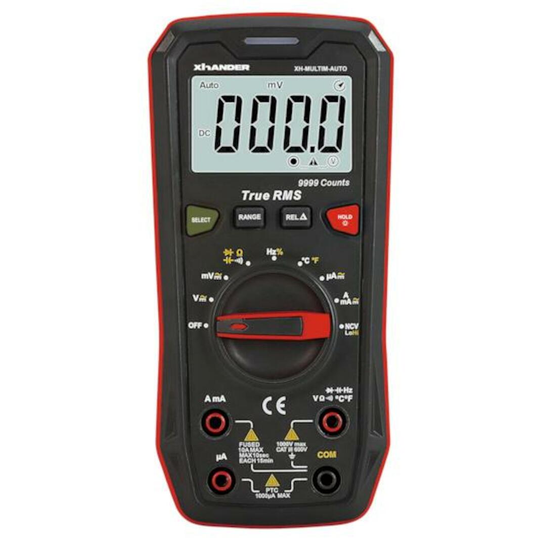 XHANDER P75URCE automatic calibration multimeter 1000V AC/DC (3x LR03 ...