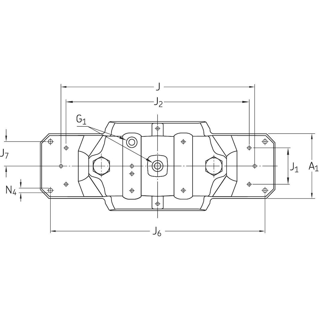 SKF SNL 520-617 K7 standing bearing housing cast iron two-piece 180 mm ...