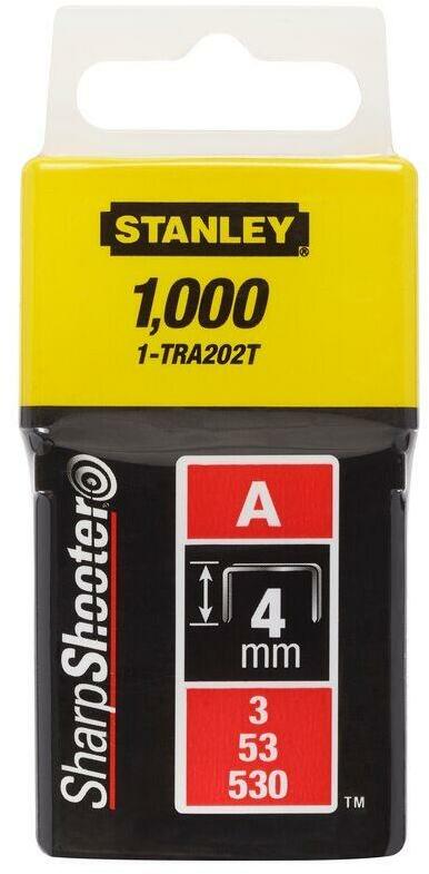 STANLEY 1-TRA202T staples 4mm type A (1000 pcs) | Klium