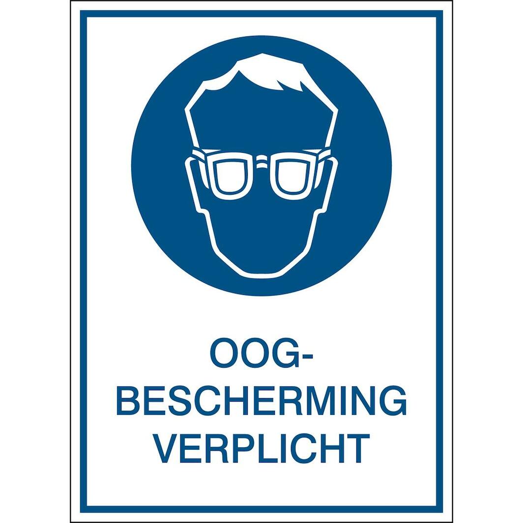 BRADY 808362 A3 safety pictogram - eye protection mandatory, 420 x 297 ...