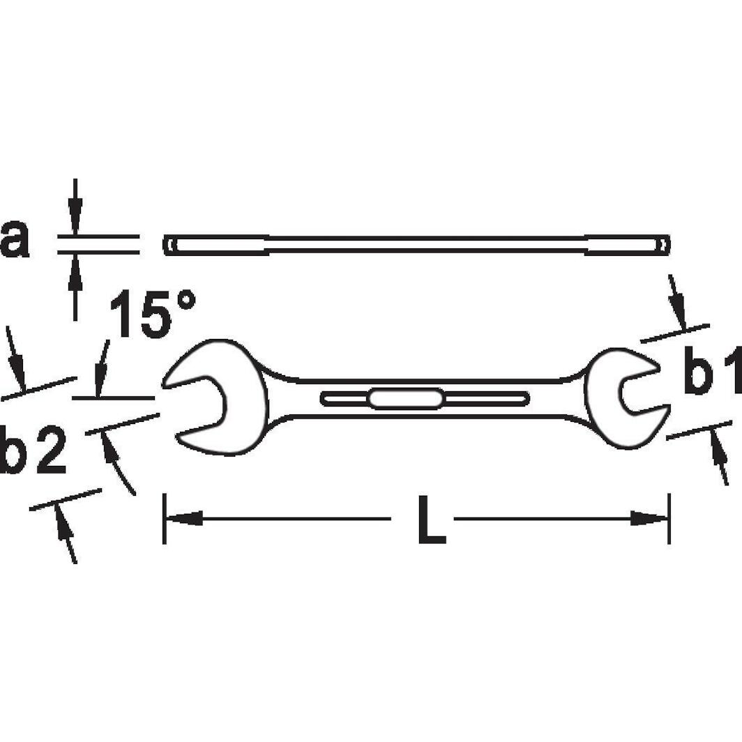 GEDORE 6-120 wrench set 6-32mm 12-piece - 6077890 | Klium
