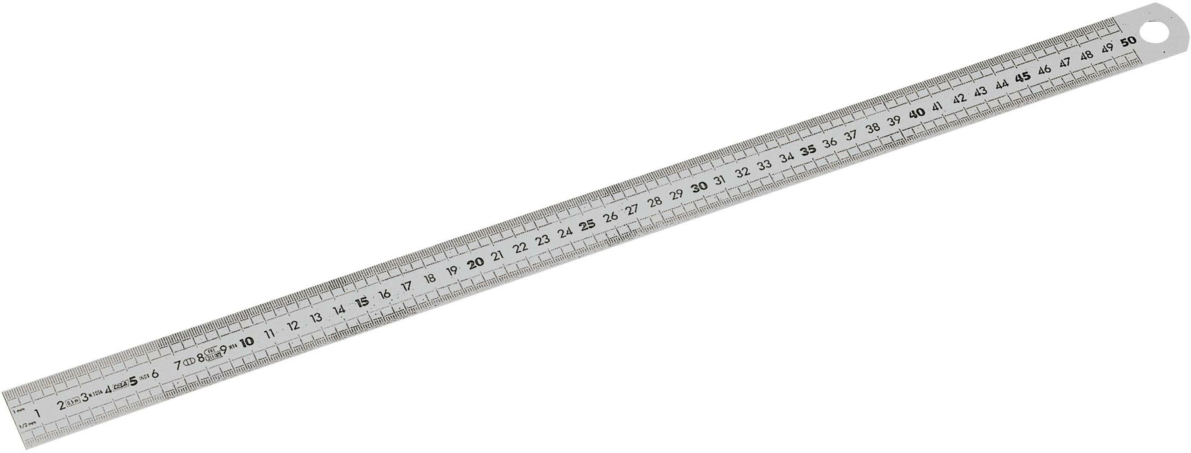 FACOM DELA.1056.500 semi-rigid stainless steel ruler long model double ...
