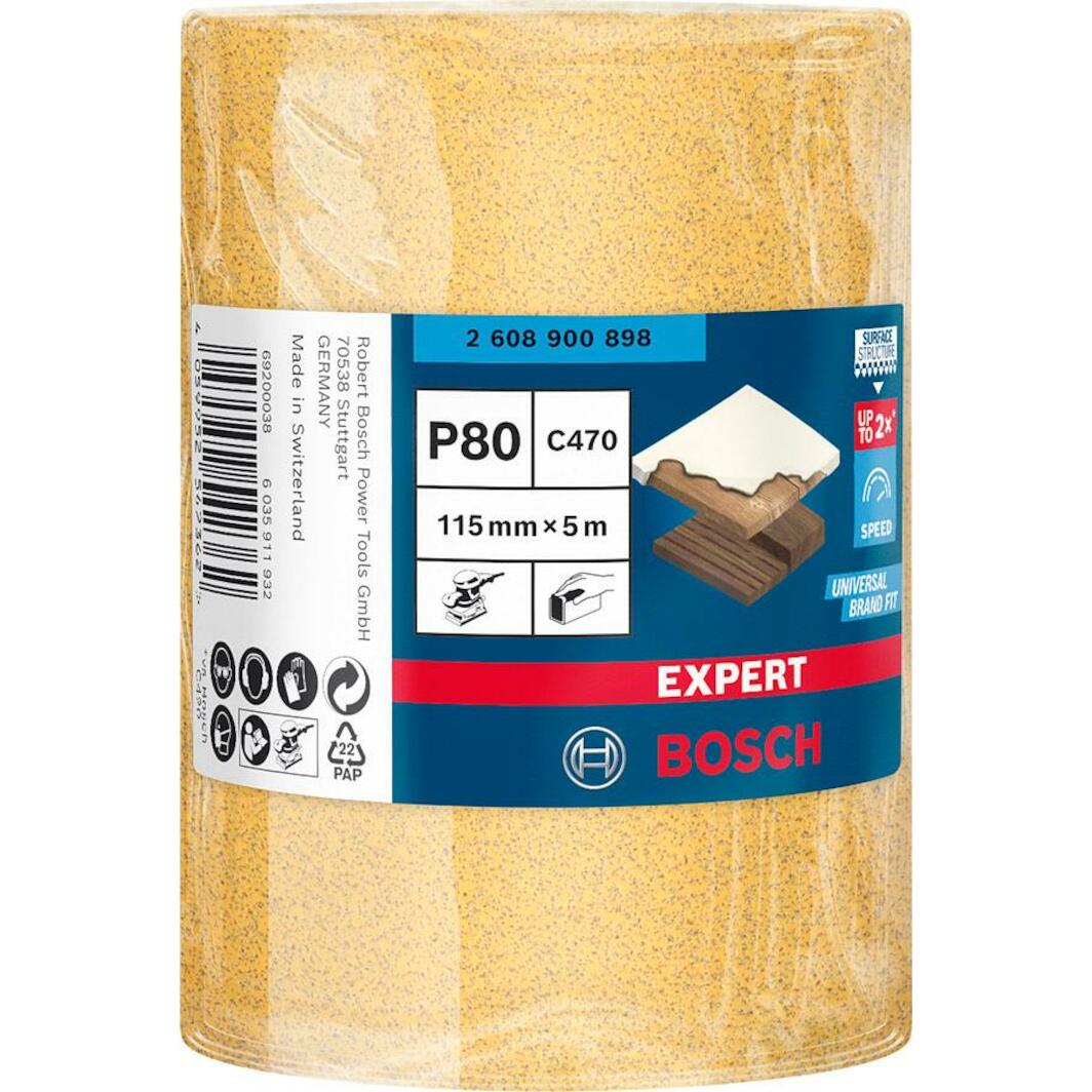 BOSCH 2608900898 Expert sanding roll C470 Best for Wood and Paint, 115 ...