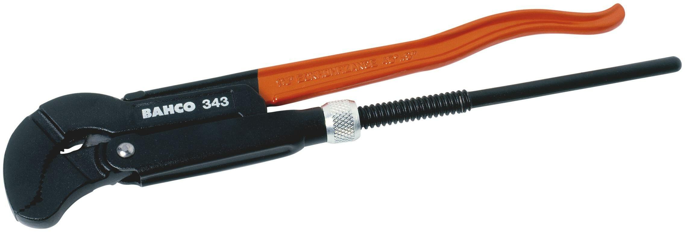 BAHCO 341 angle pipe wrench, Swedish model, 1/2", 230 mm | Klium