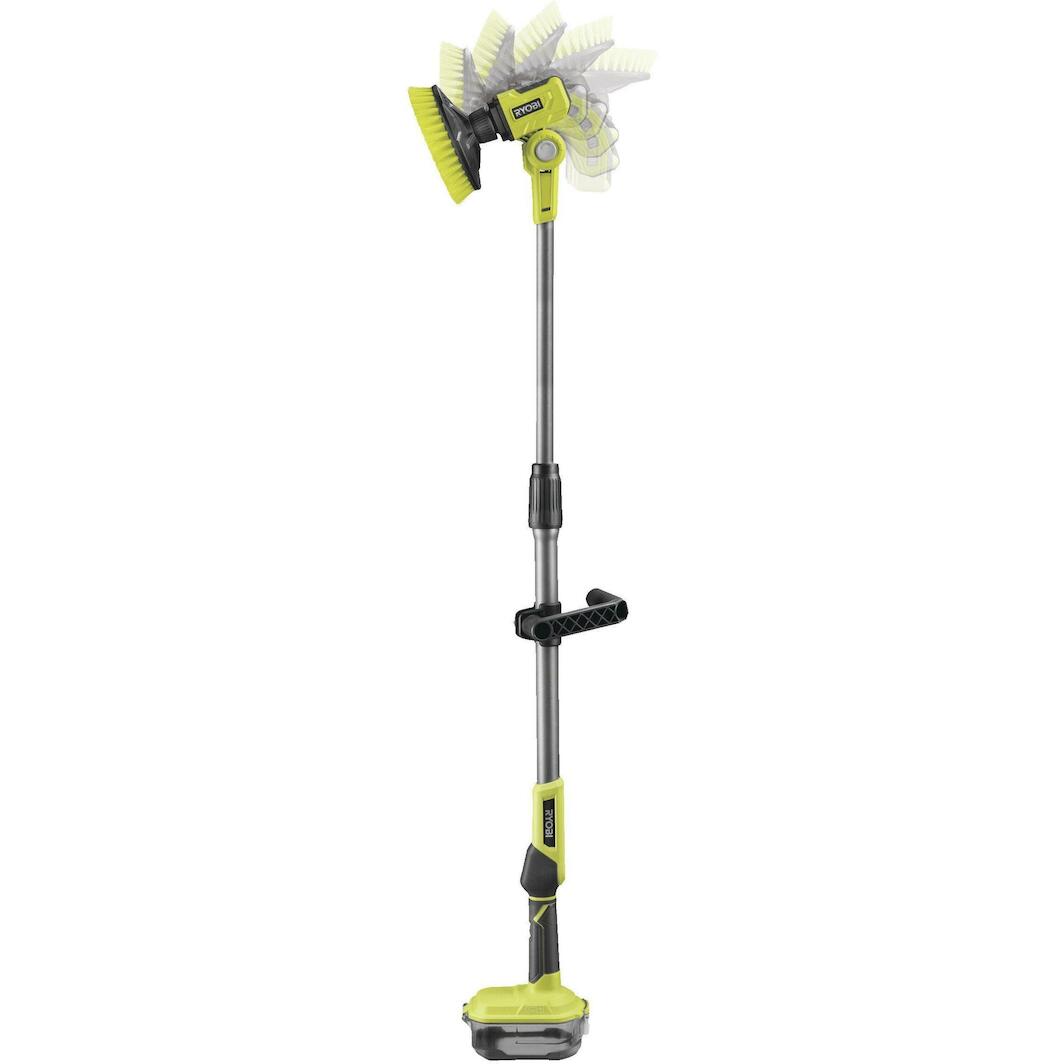 RYOBI R18TPS-0 18V ONE+ telescopic cordless scrubber (without battery ...