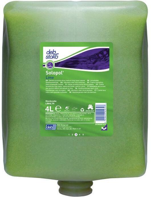DEB STOKO Solopol Lime skin cleaner for heavy workplace soiling with ...
