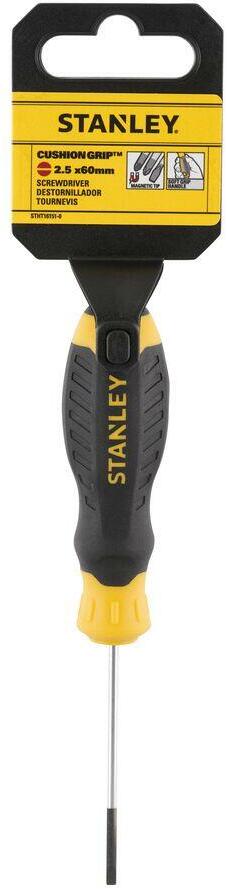 STANLEY STHT16151-0 CushionGrip screwdriver parallel 2.5 x 60mm | Klium