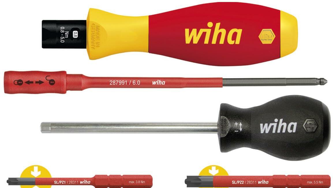 WIHA XX2872S3 torque screwdriver set TorqueVario-S electric 0.8-5.0 Nm ...
