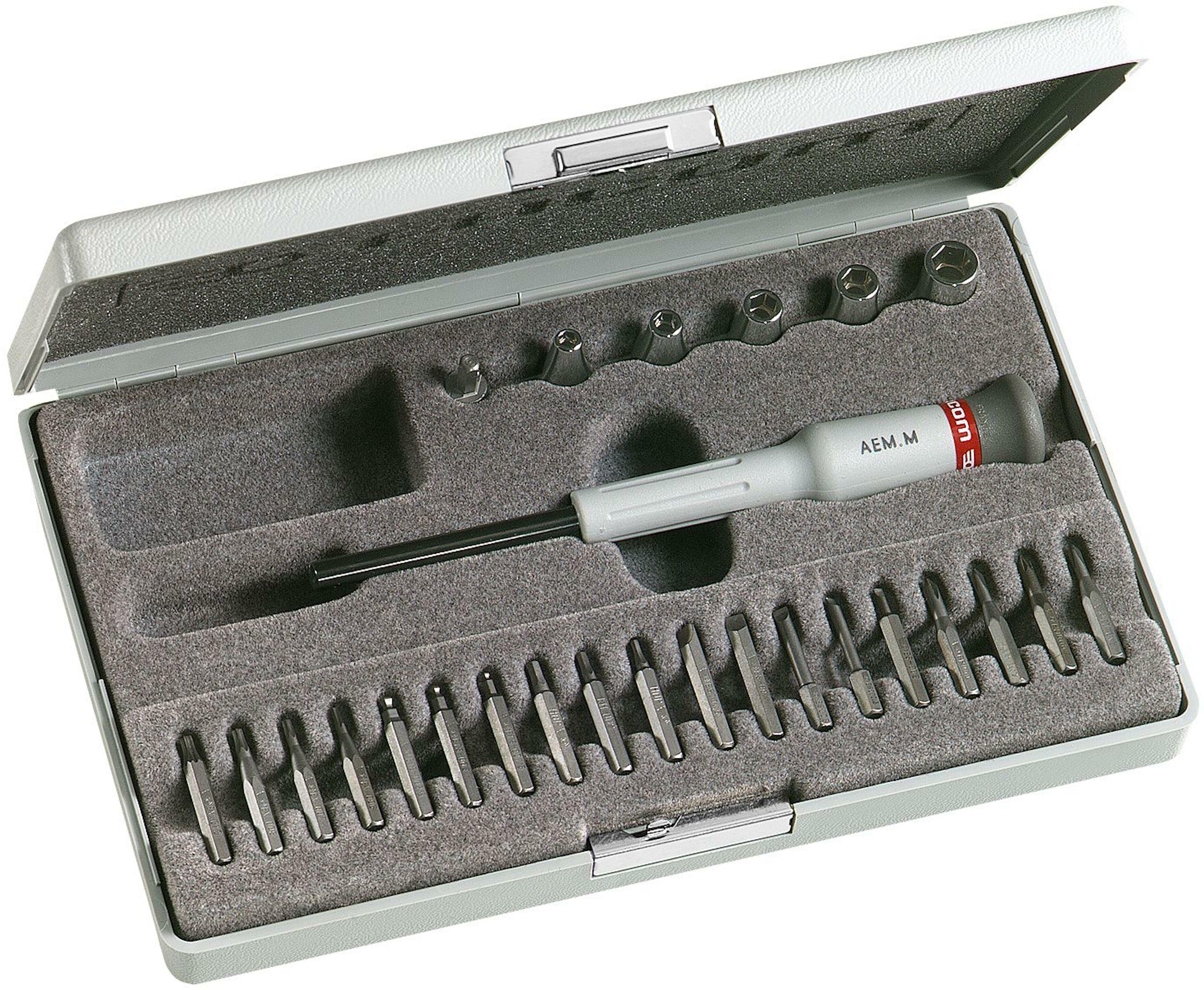 FACOM AEM.J2 Micro-Tech tool set with cap holder, bits and sockets 26 ...