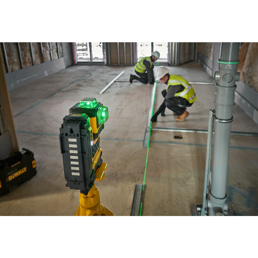 DEWALT DCLE34035D1-QW 18V XR 3X360° laser de ligne vert sans fil avec télécommande en TSTAK (1x ...
