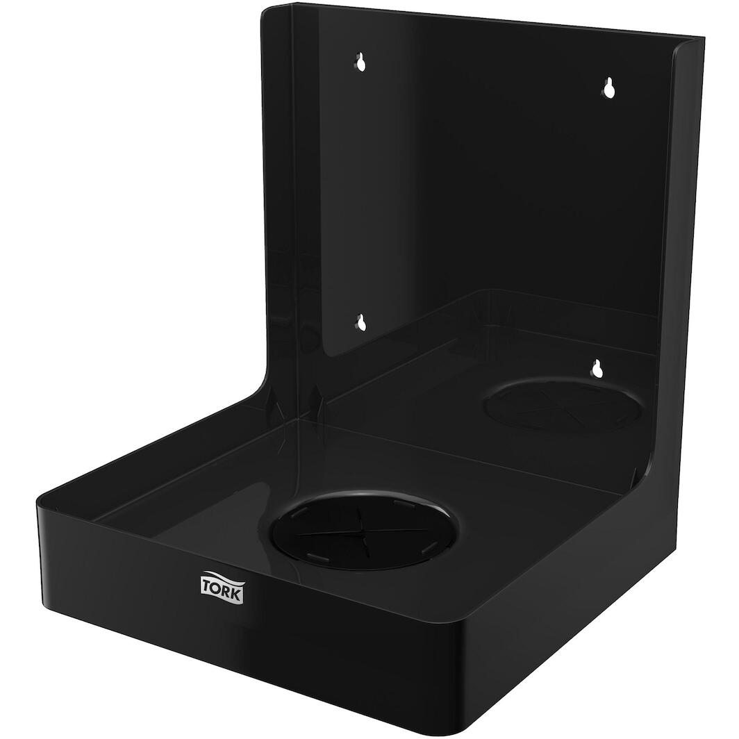 TORK 207210 Boxed Combi roll cleaning paper dispenser, black, W3 | Klium