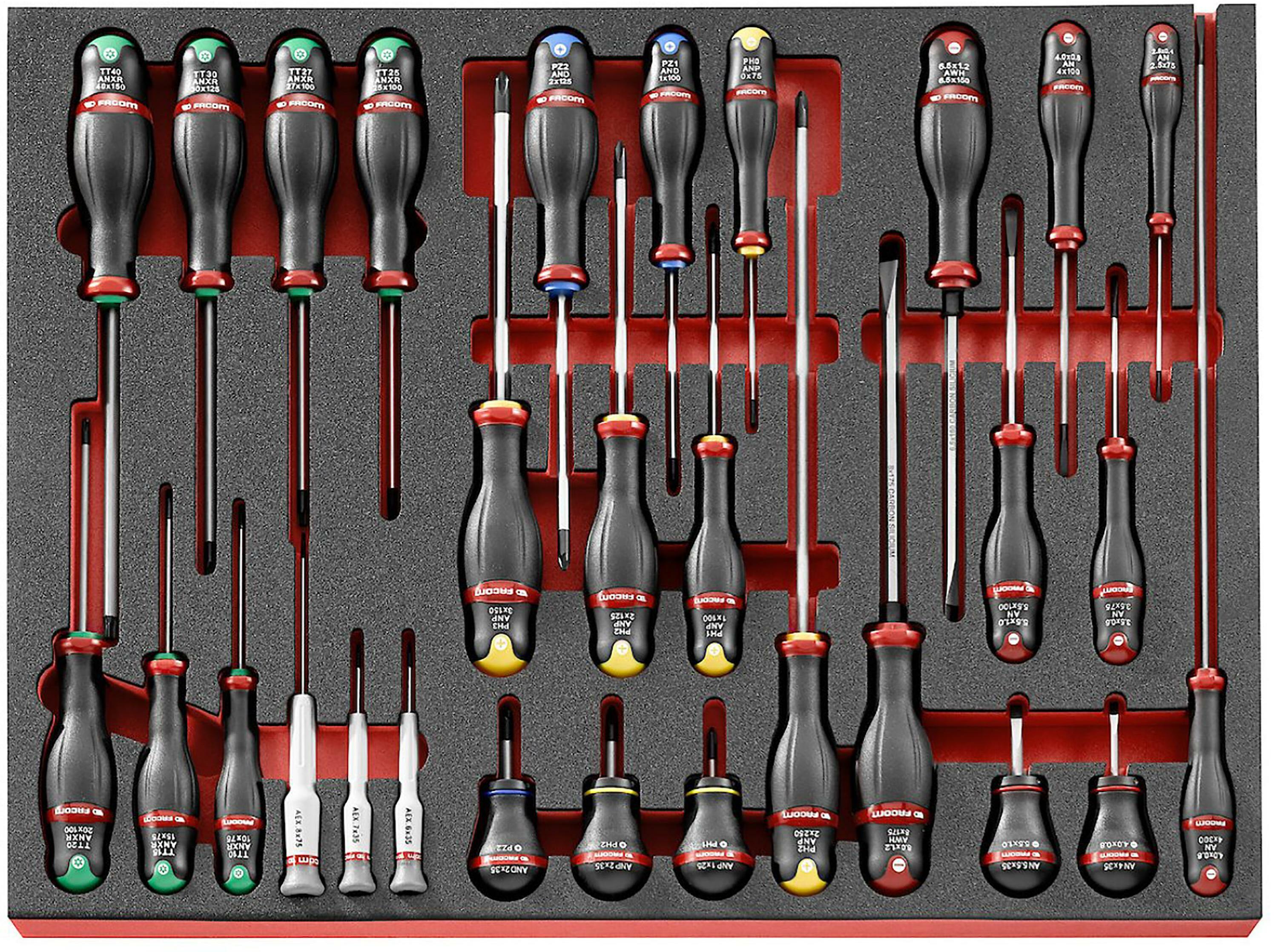 FACOM MODM.A456BNL screwdriver set maxi in foam module | Klium