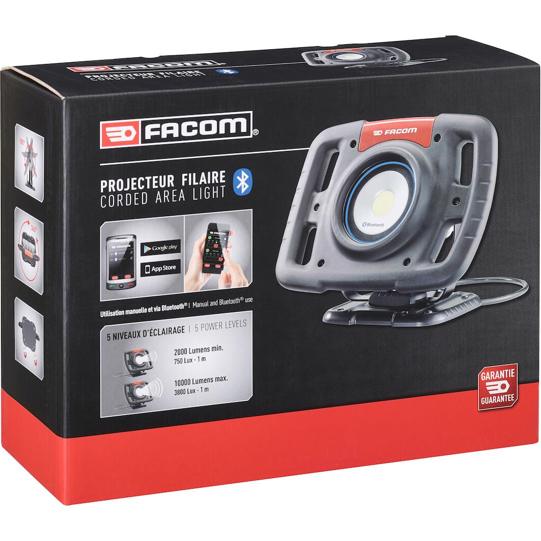 FACOM 777.SPOTBTPB Battery work lamp spot bluetooth 10000 lumens with ...