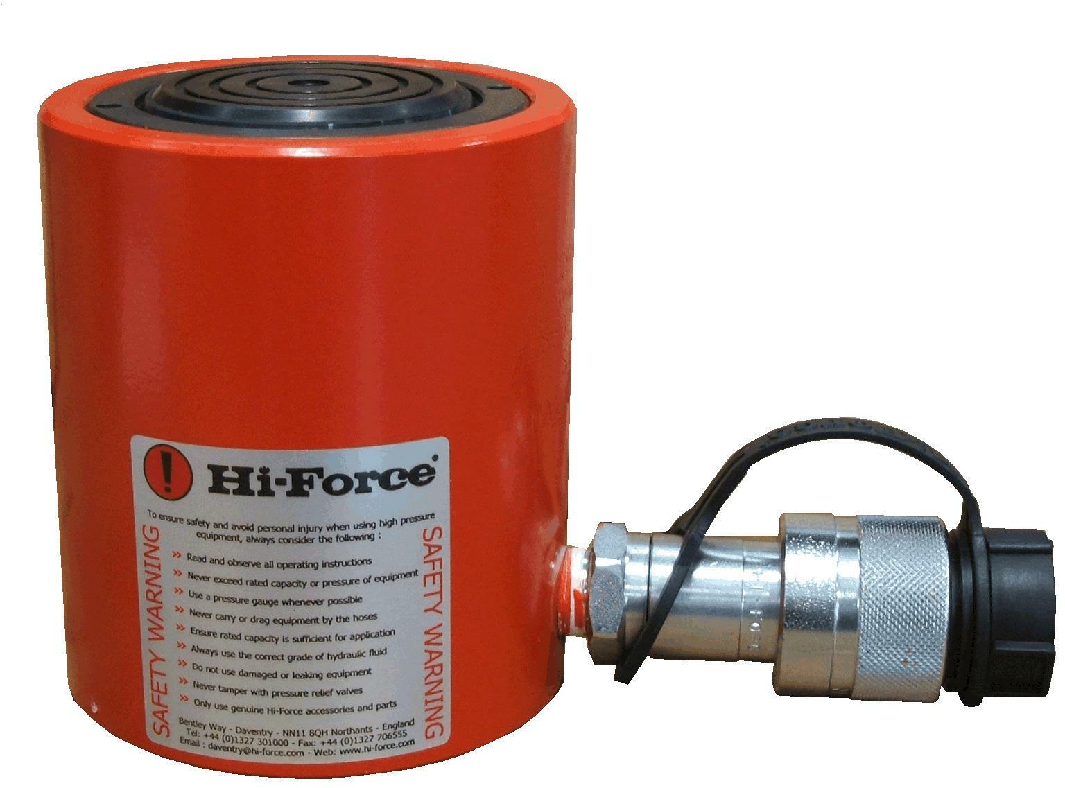 HI-FORCE HLS302 hydraulic single-acting low-height cylinder, 32 tonnes ...