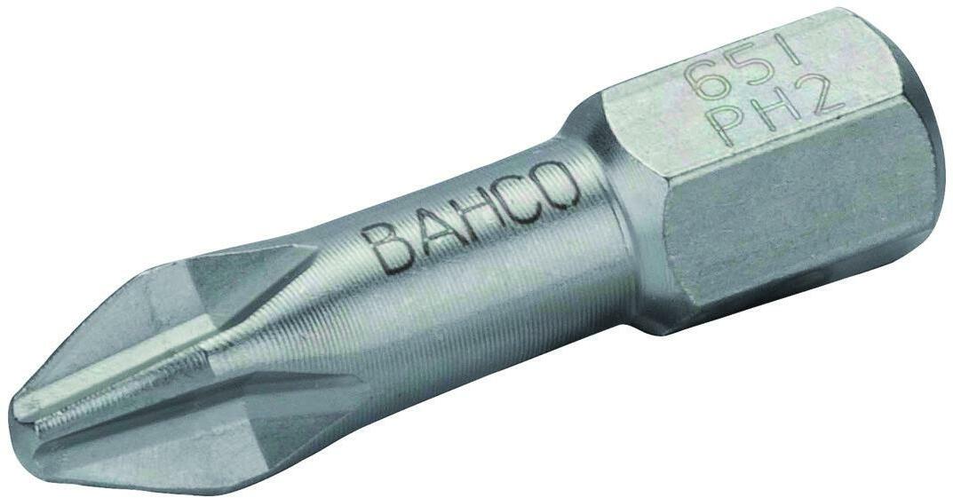 BAHCO 65I/PH1 screwdriver bit 1/4" stainless steel for Phillips PH1 ...
