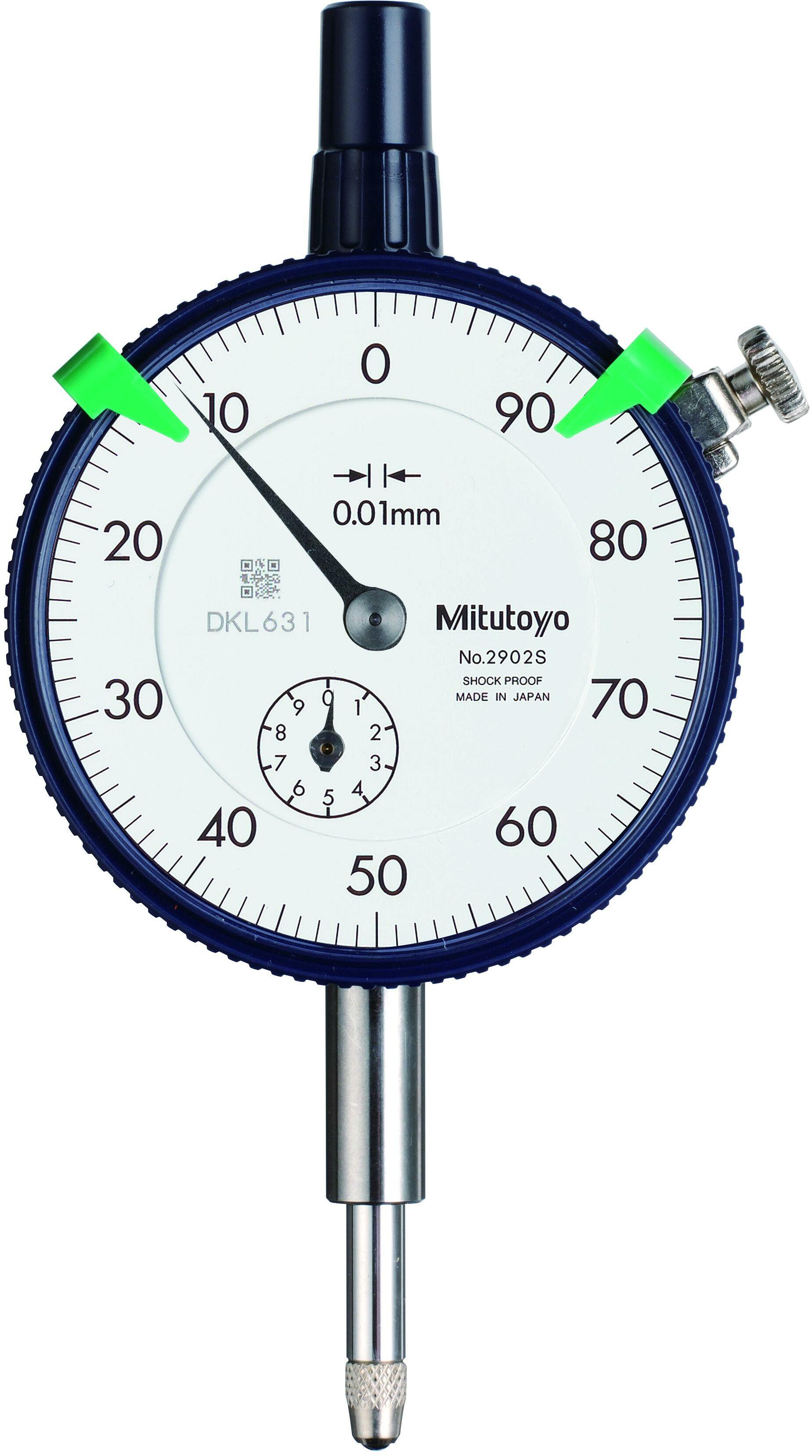 MITUTOYO 2902A dial indicator with fixture, ISO version, inverted dial ...