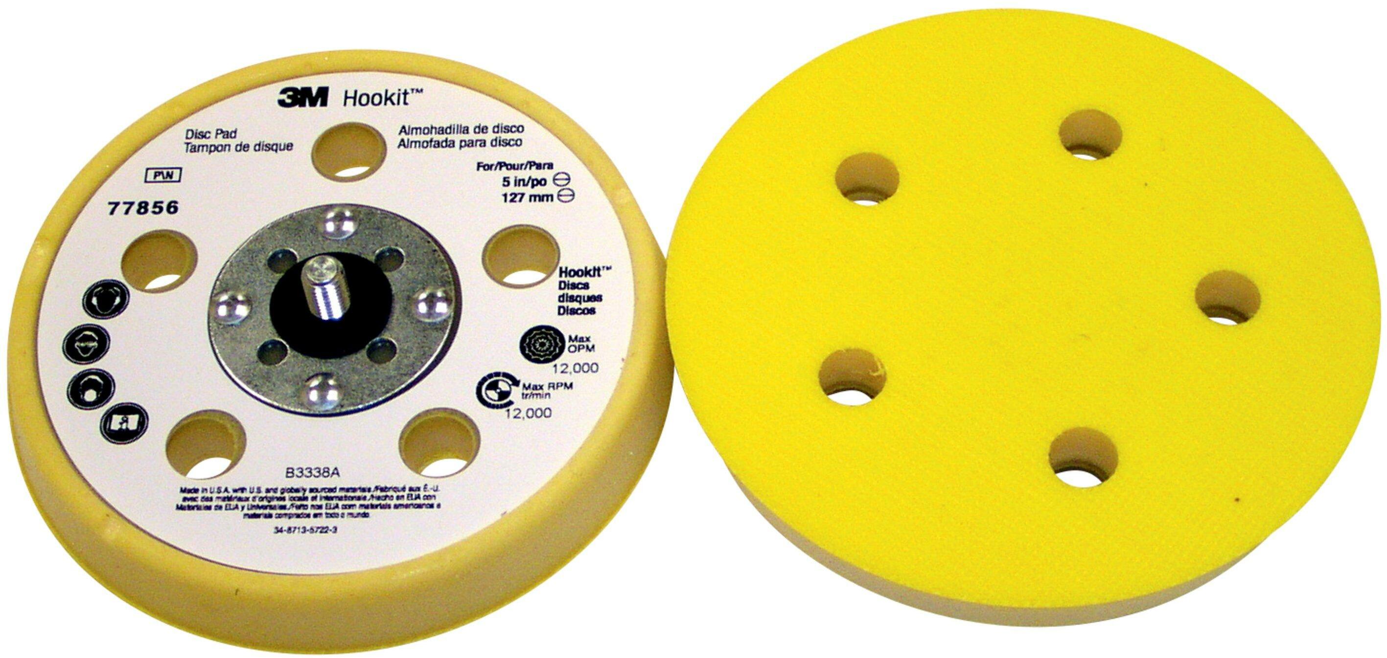 3M 77855 Hookit backing pad 500A, soft - 7100035324 | Klium