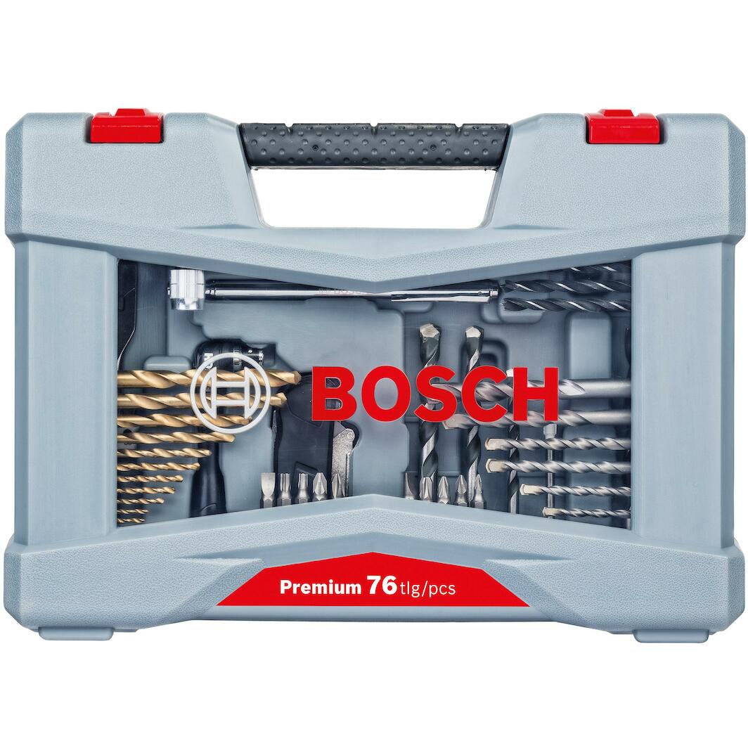 BOSCH 2608P00234 Premium X-Line drill and screw bit set 76-piece | Klium
