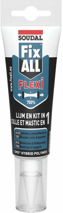 SOUDAL Fix ALL Flexi hybrid adhesive sealant white (125 ml) - 131095 ...