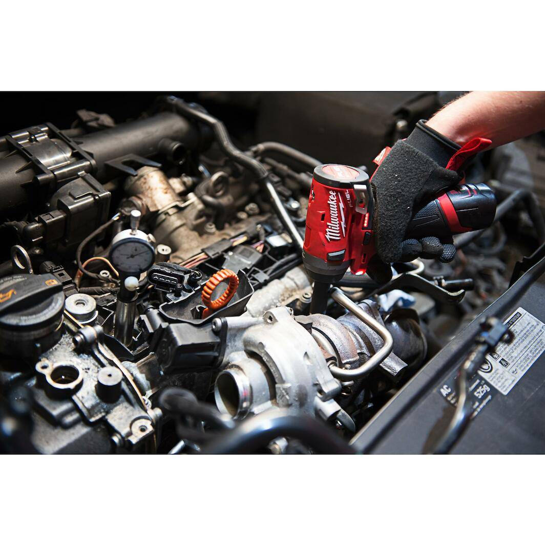 MILWAUKEE M12 FIW14-0 FUEL subcompact cordless impact spanner 1/4 ...