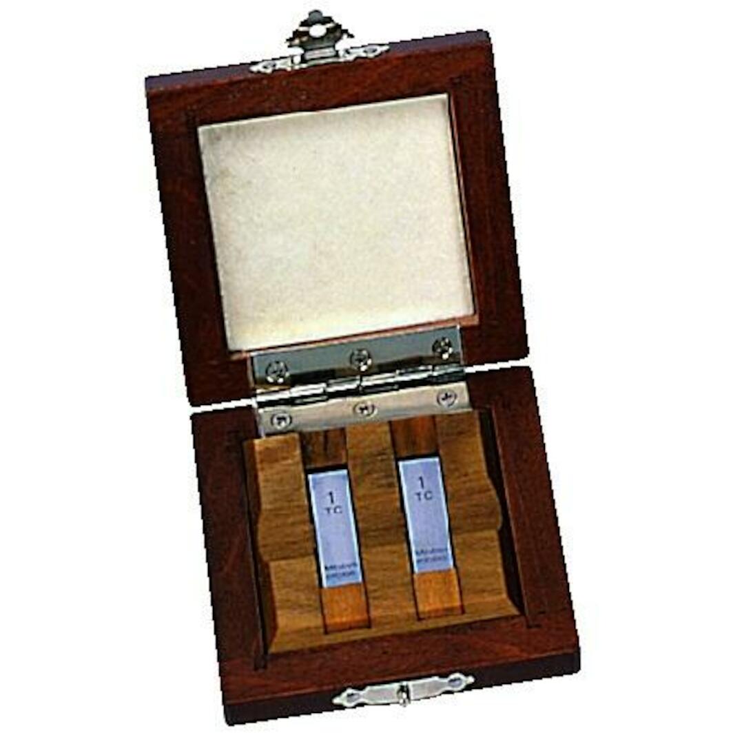 MITUTOYO 516-803-10 carbide notch mat set with inspection certificate ...