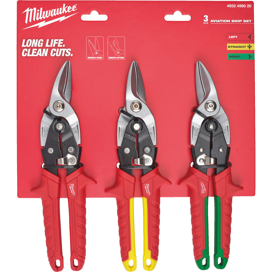 MILWAUKEE 4932499020 can scissor set 3-piece | Klium