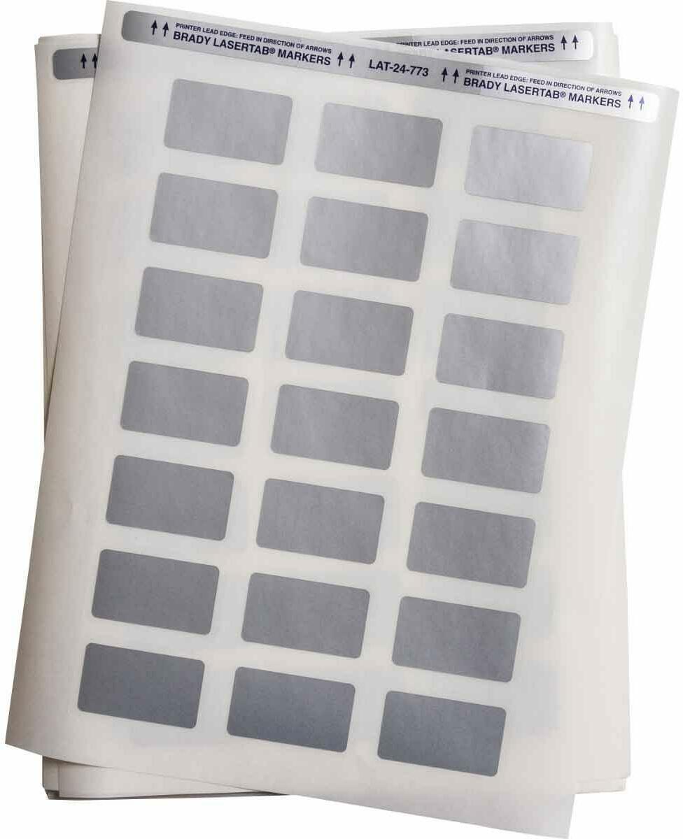 BRADY LAT-24-773-1 LaserTab printable labels for laser printers (1008 ...