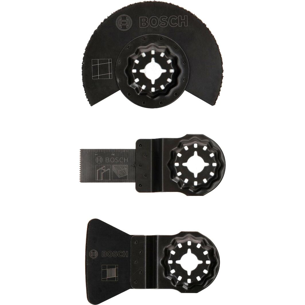 BOSCH 2607017324 Starlock starter set Tiles for multi-purpose tool 3 ...