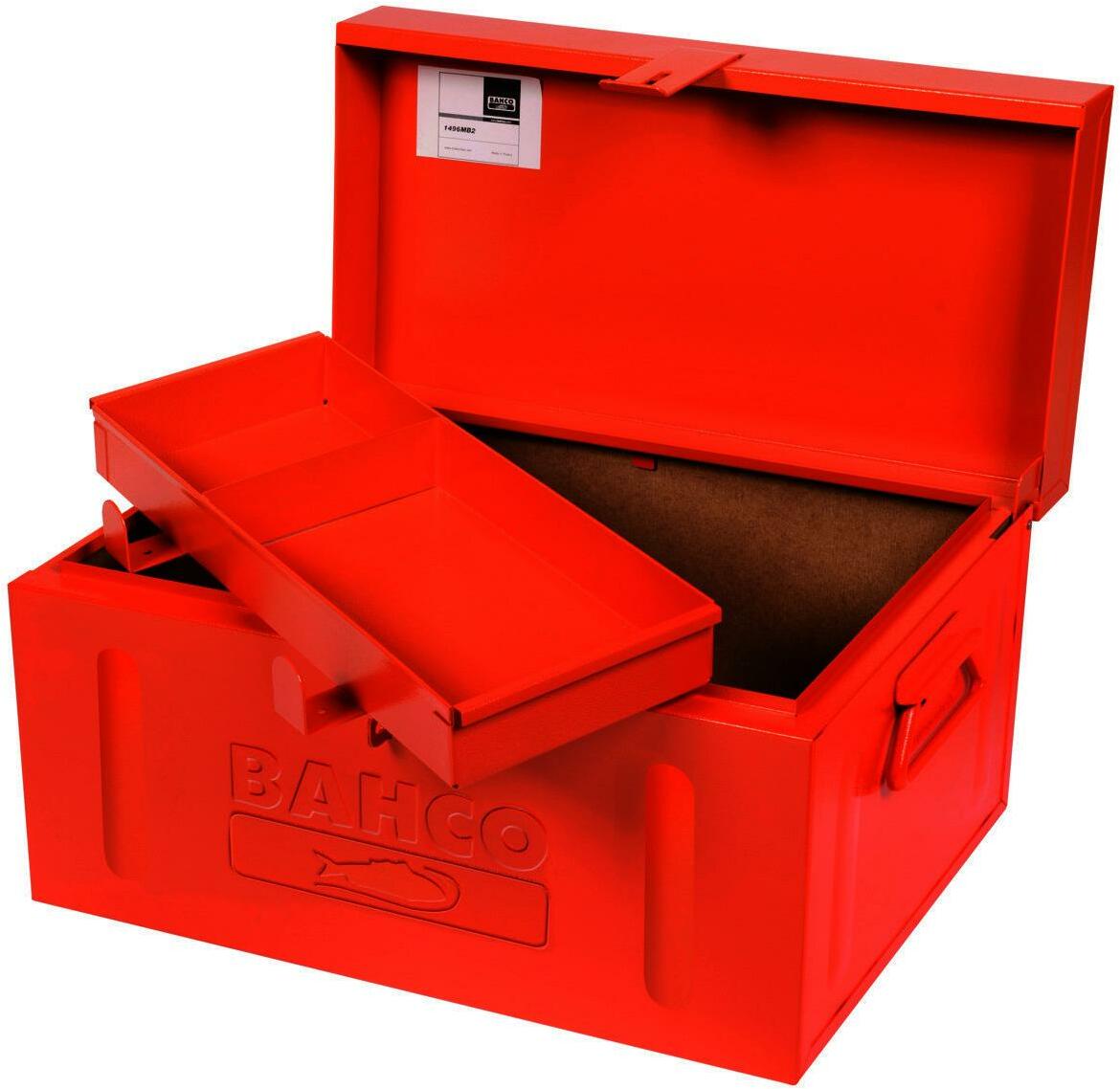BAHCO 1496MB2 tool box orange, 530 mm x 290 mm x 290 mm | Klium