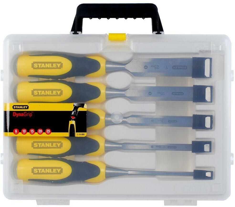 STANLEY 2-16-888 Dynagrip chisel set 6-10-15-20-25 mm 5-piece | Klium