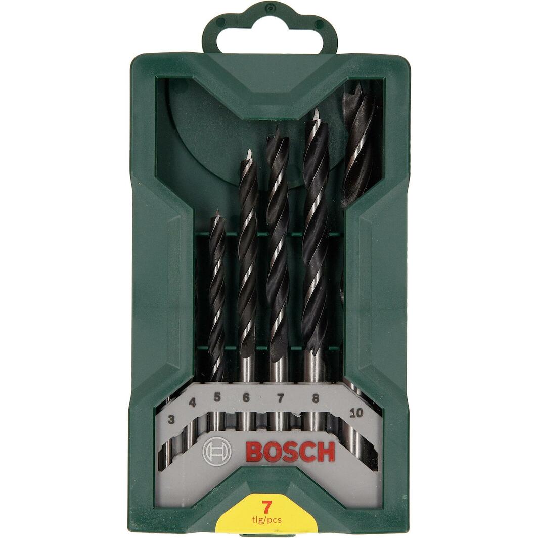 BOSCH 2607019580 Mini-X-Line wood drill set 7-piece | Klium